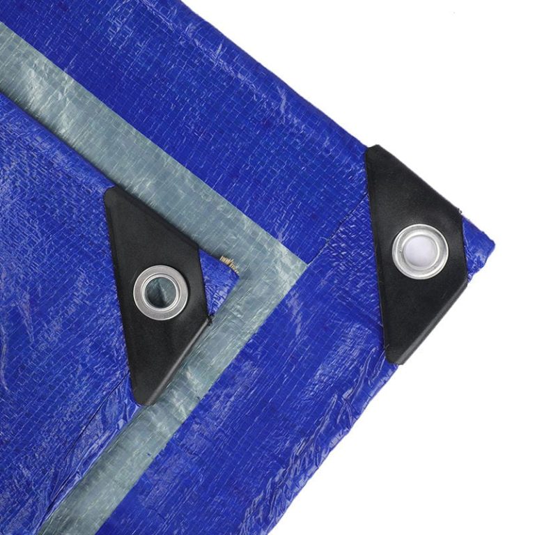 Heavy Duty Blue Silver Poly Tarps - Roc Tarp