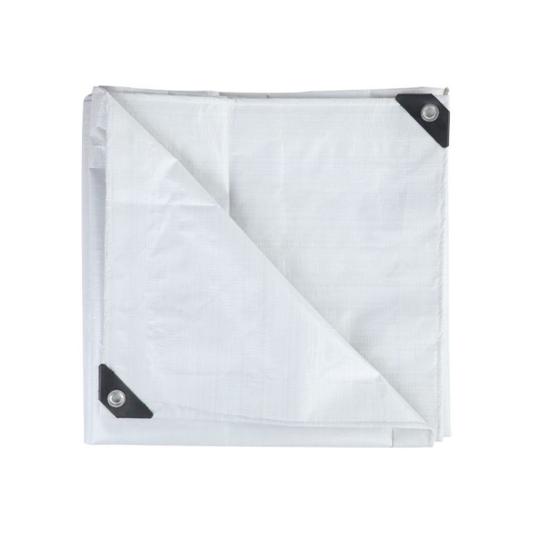 Heavy Duty White Poly Tarps - Roc Tarp